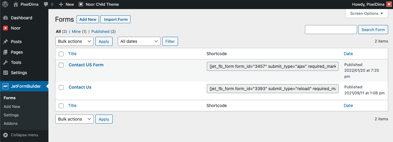 Build No-Spam Contact Form Using JetFormBuilder and Gutenberg - PixelDima